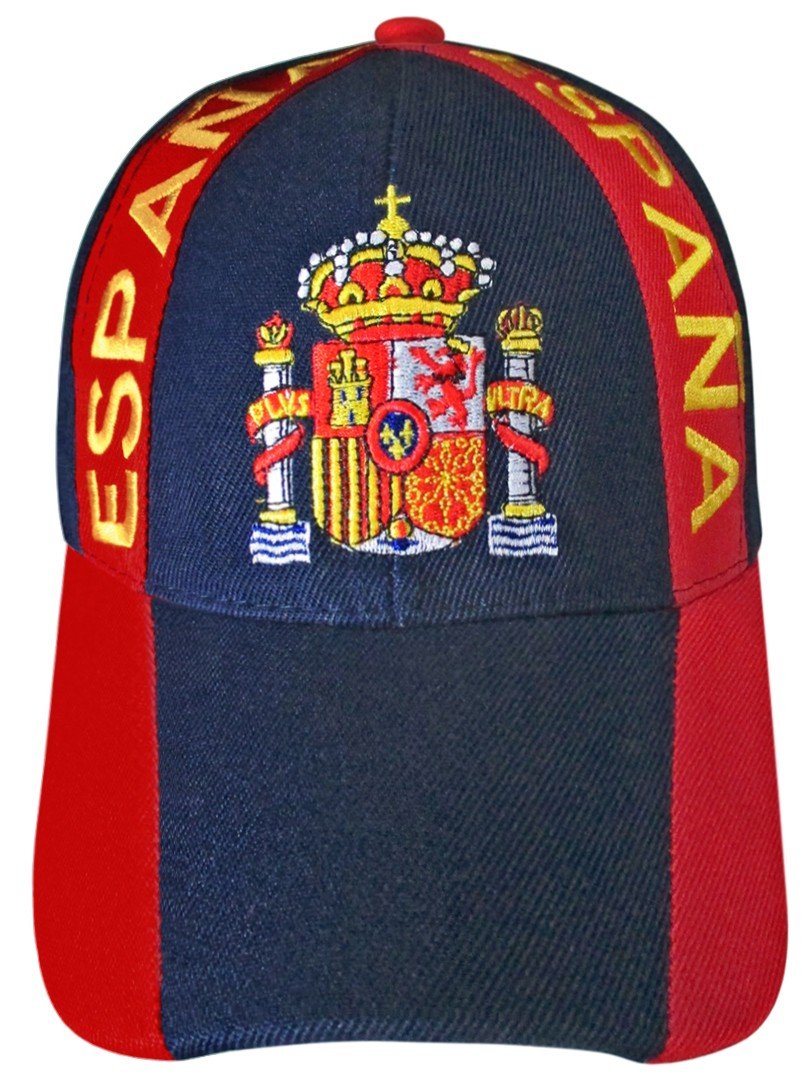 gorra marino unisex con escudo de España bordado en la parte frontal ...